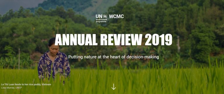 UNEP-WCMC publishes Annual Review 2019-2020 - UNEP-WCMC
