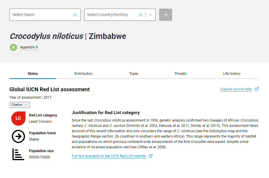 UNEP-WCMC and IUCN launch tool to help countries ensure that wildlife ...